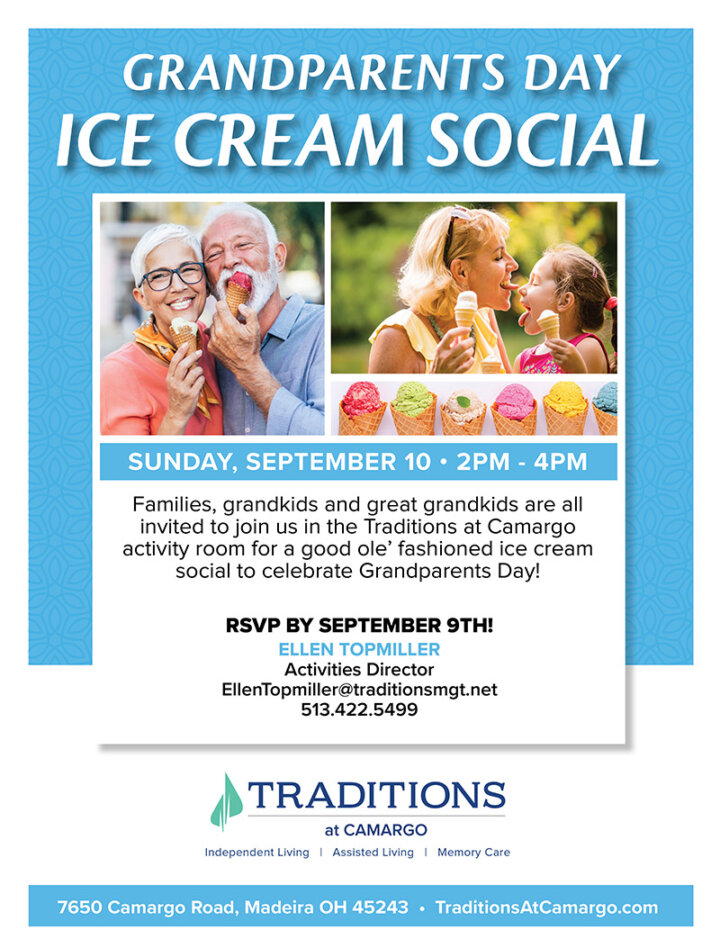 Grandparents' Day Ice Cream Social | Senior Care | Camargo Traditions